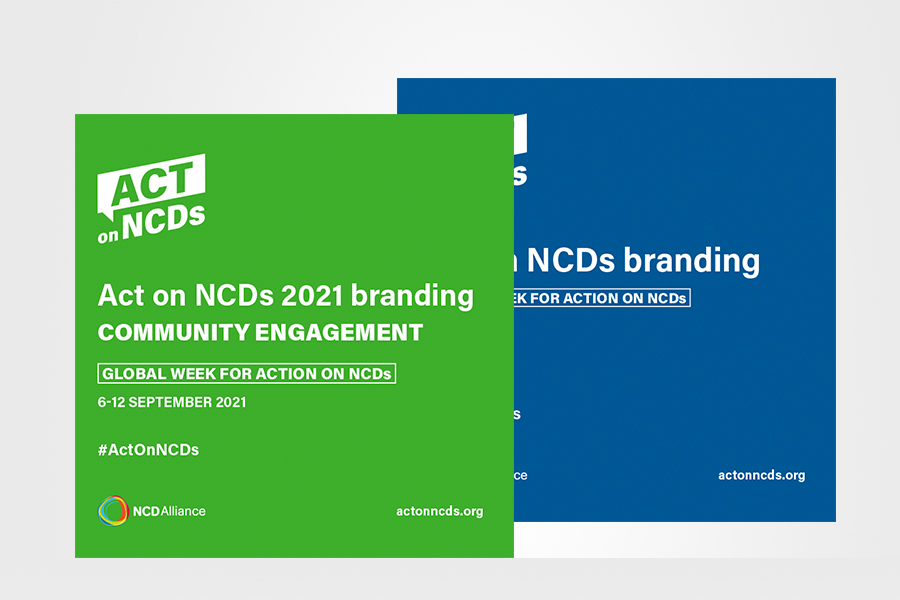 Get ready to act on NCDs with logos and visual elements! | Global Week ...