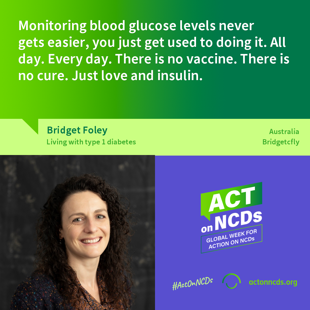 Bridget Foley • Global Week for Action on NCDs